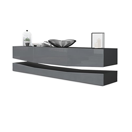 TV Lowboards grau • online kaufen • Lowboards24.de